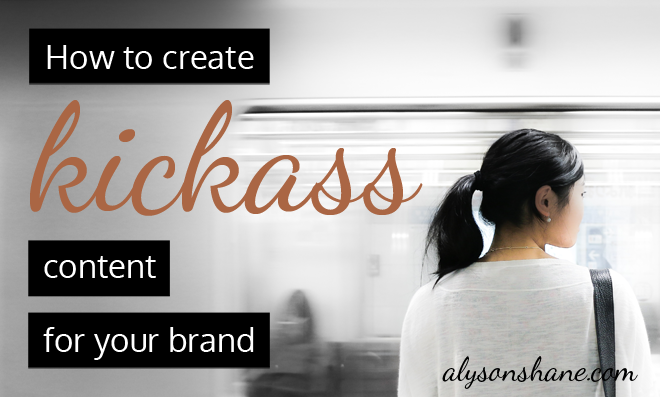 Alyson Shane - The Guide to Creating Killer Content